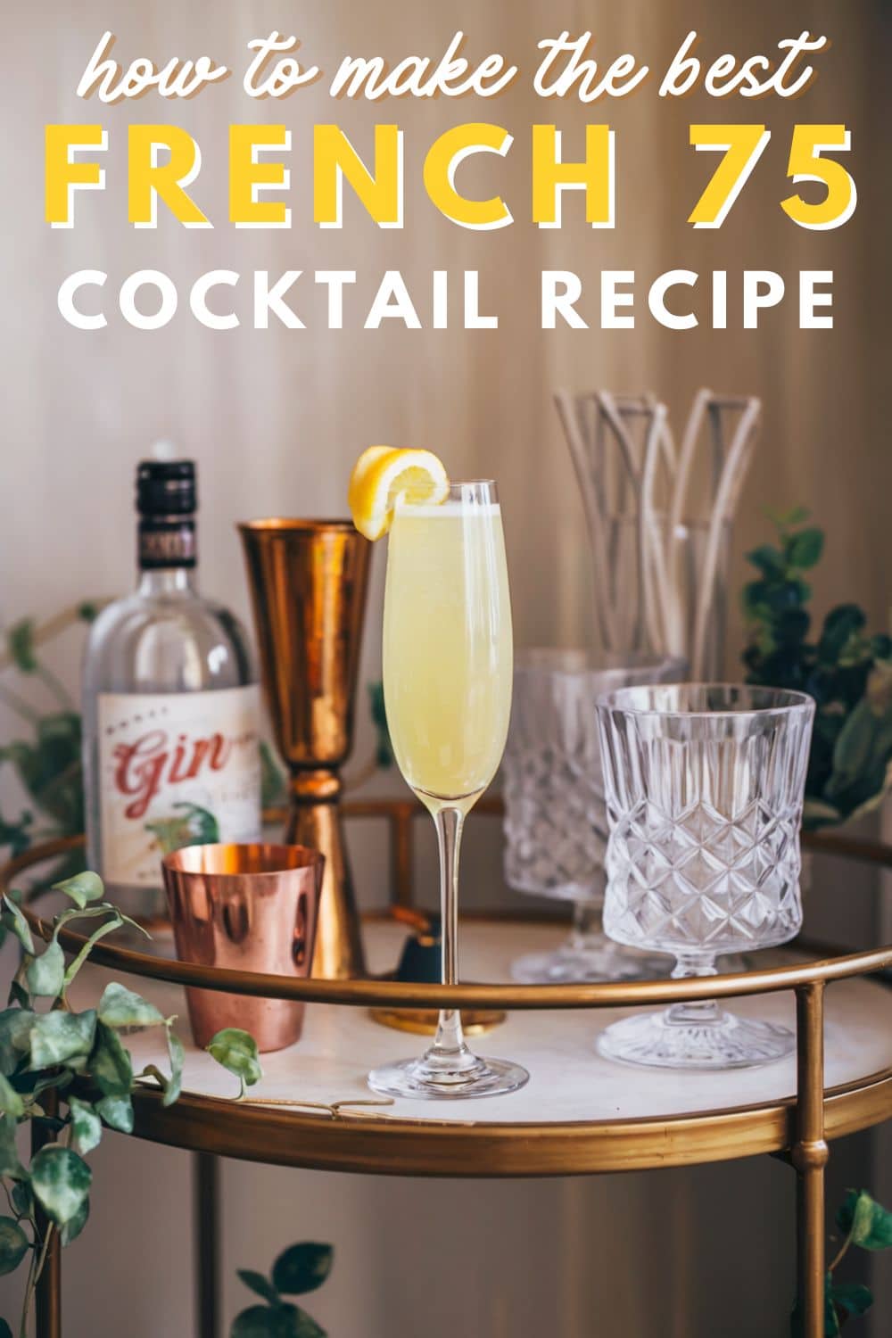 Master the French 75 Cocktail with 4 Simple Ingredients