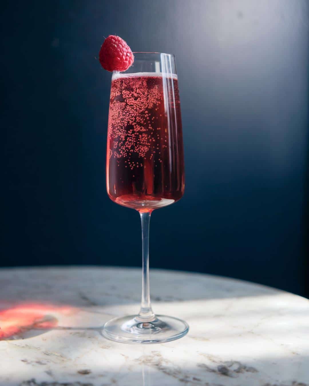 Kir Royale: A Winter Champagne Cocktail with 2 Ingredients